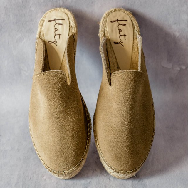 flatz Alpargatas Mule Camurça | Flatz