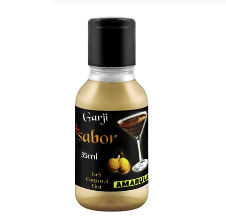 GEL CORPORAL HOT + SABOR AMARULA 35ML - GARJI | TOP DISTRIBUIDORA