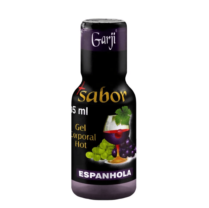 GEL CORPORAL HOT + SABOR ESPANHOLA 35ML - GARJI | TOP DISTRIBUIDORA