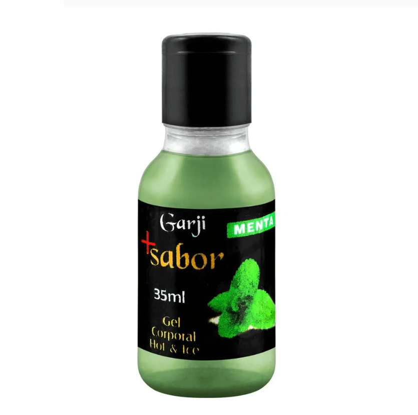 GEL CORPORAL HOT + SABOR MENTA 35ML - GARJI | TOP DISTRIBUIDORA