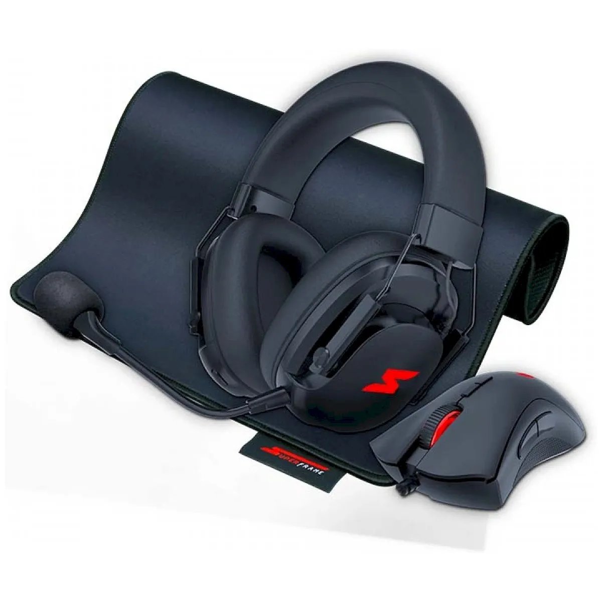 Kit Gamer SuperFrame Magnus, Headset, Mouse e Mousepad, RGB, Preto ...