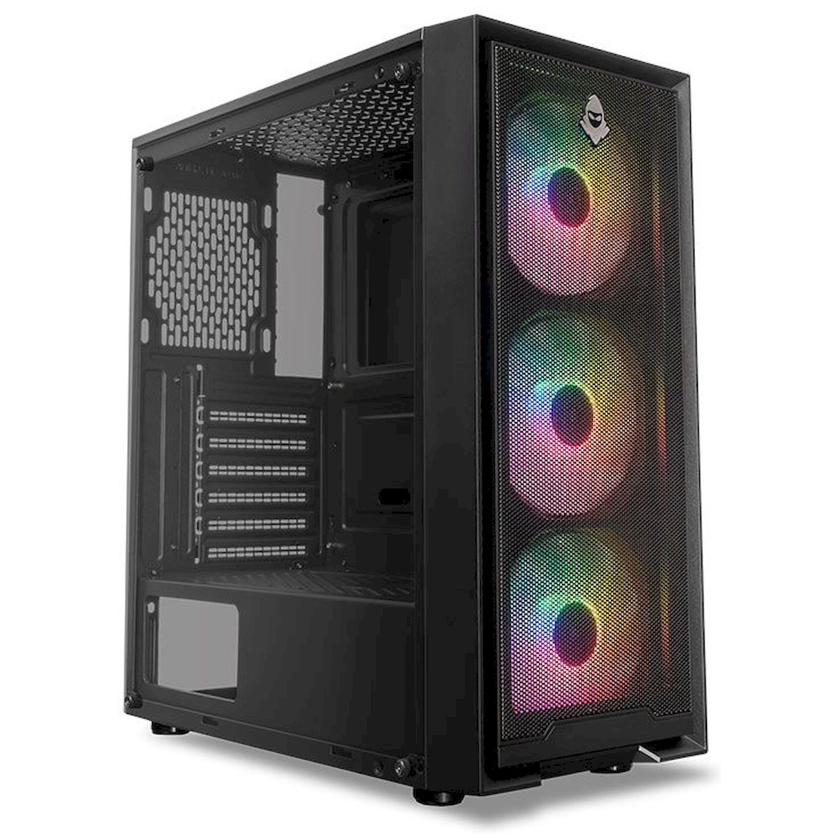 Gabinete Gamer Mancer Relic, Mid-Tower, Lateral de Vidro, Preto ...