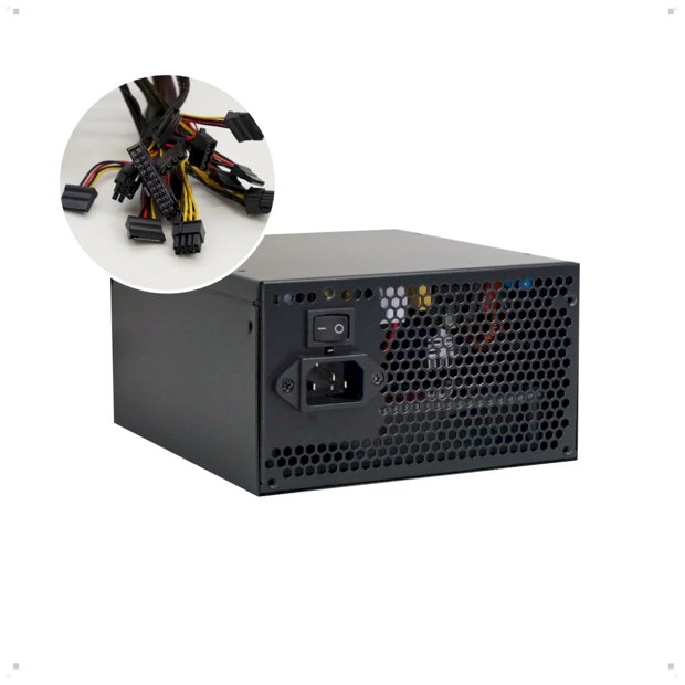 Fonte Tronos TRS/500-80PLUS, 500W, PFC Ativo, 80 Plus Bronze, Preto ...