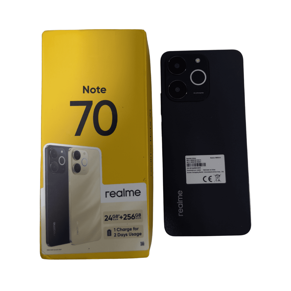 Realme Note 70 Obsidian Black 4G, 8/256GB, Octa Core, 6000mAh, Android ...
