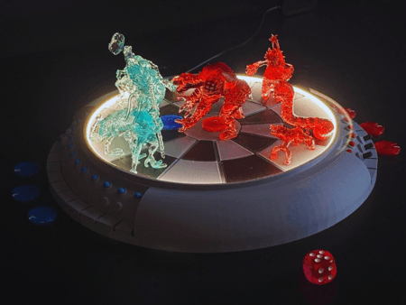 Holochess (Dejarik) – Jogo de Tabuleiro Sci-Fi com Iluminação LED | De ...