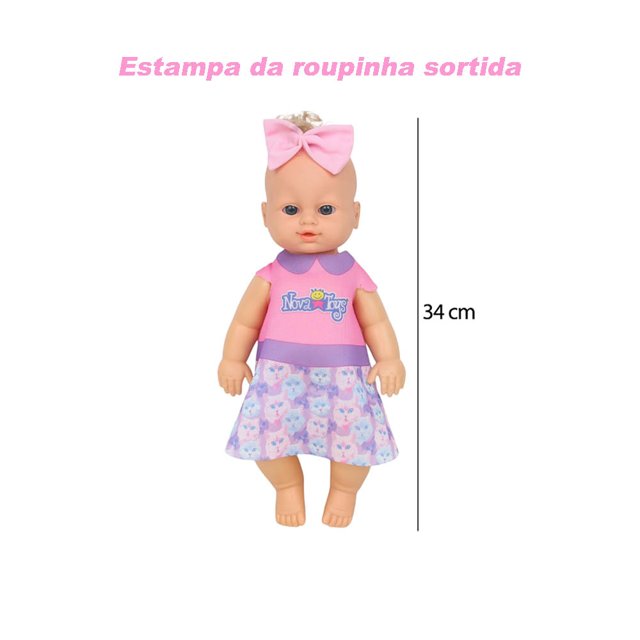 Boneca Fofa Yukinha Fraldinha | Prolar