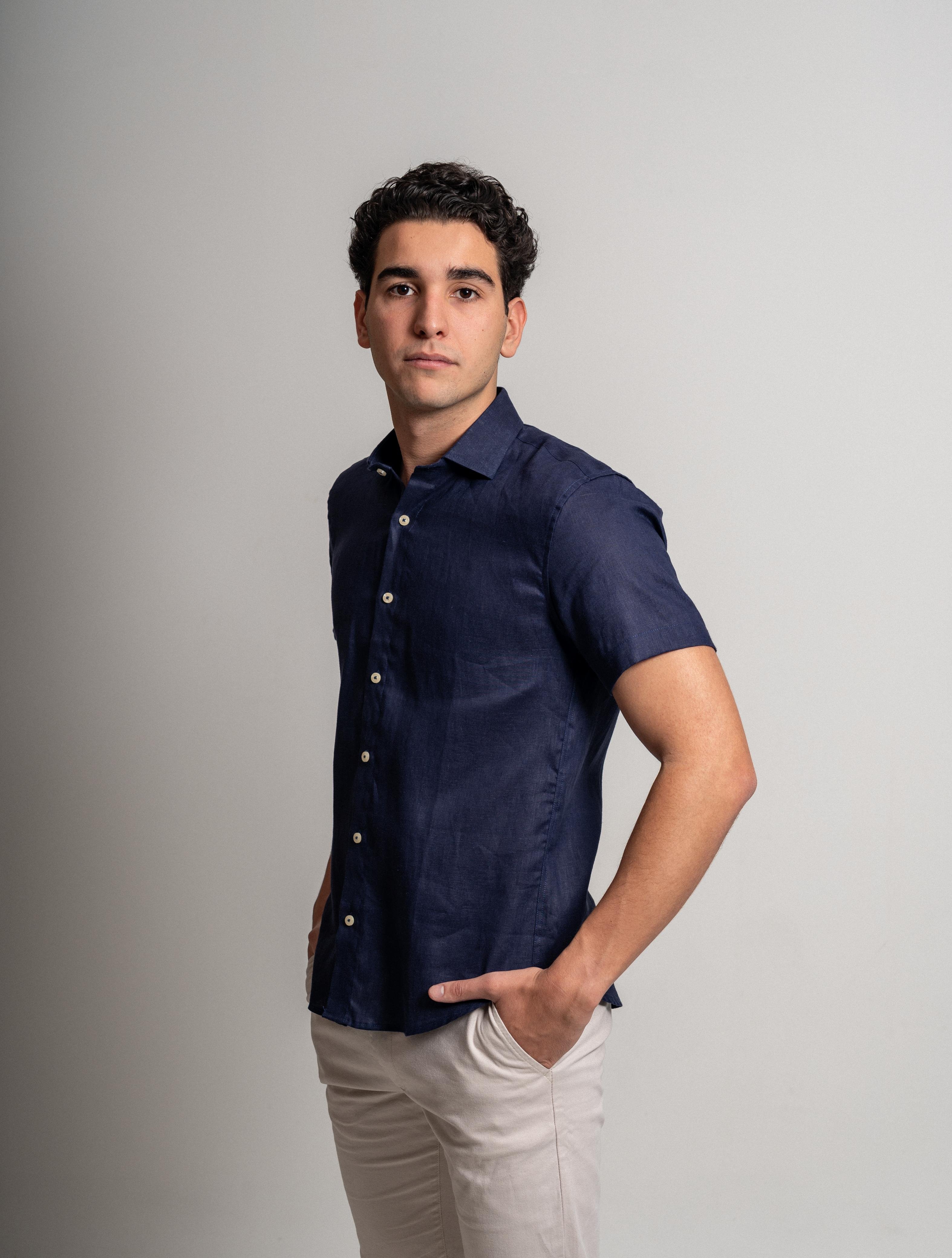CAMISA PURO LINHO MANI - MC | Mani Brasil