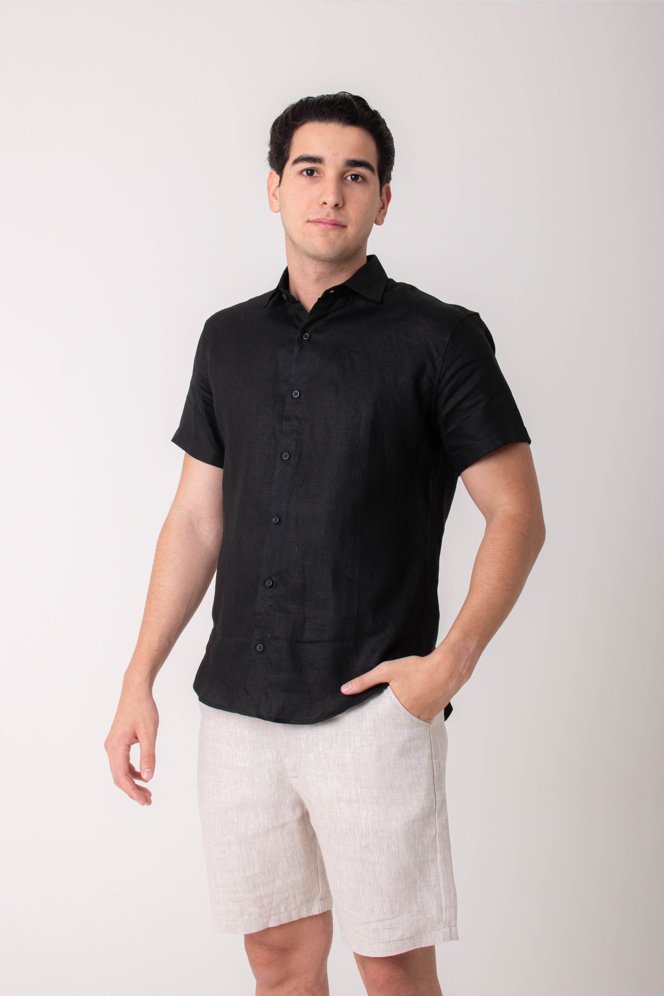 CAMISA PURO LINHO MANI - MC | Mani Brasil