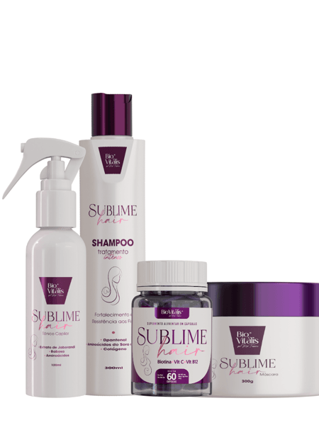 Loja Oficial Sublime Hair | Nutrição capilar inteligente