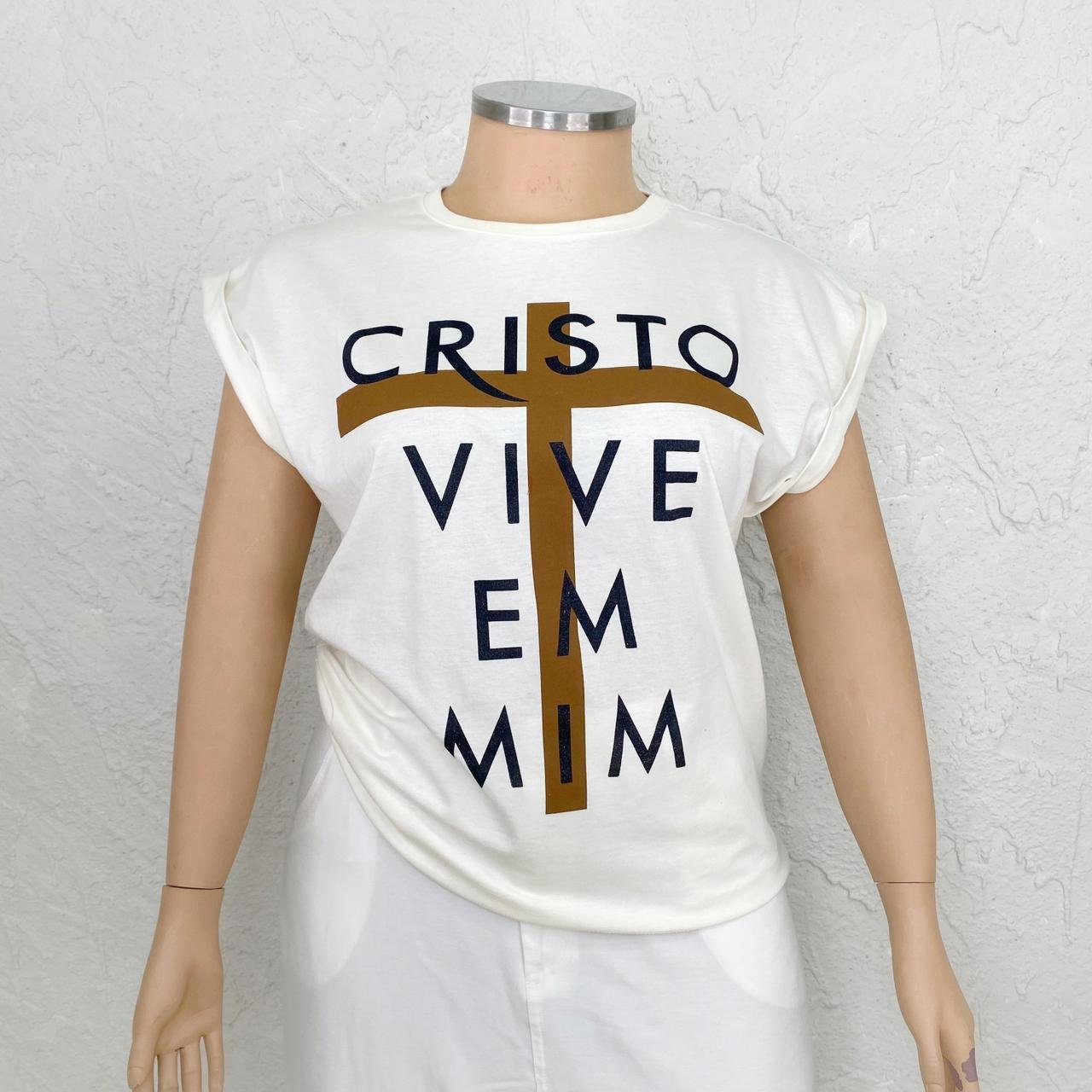Plus Size Manga Japonesa Cristo vive em mim | Silk Store