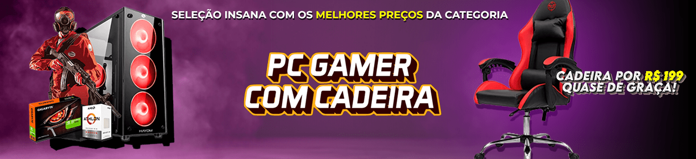 PCs Gamer com Cadeira | 4Gamers