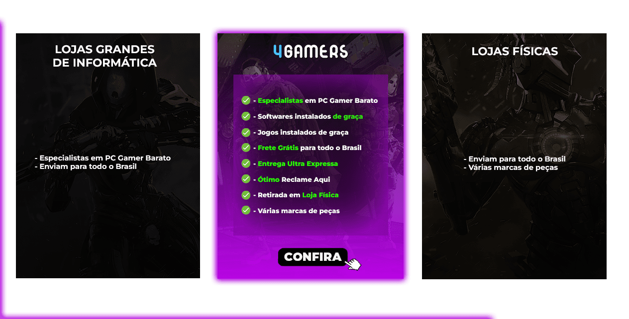 PCs Gamer com Cadeira | 4Gamers