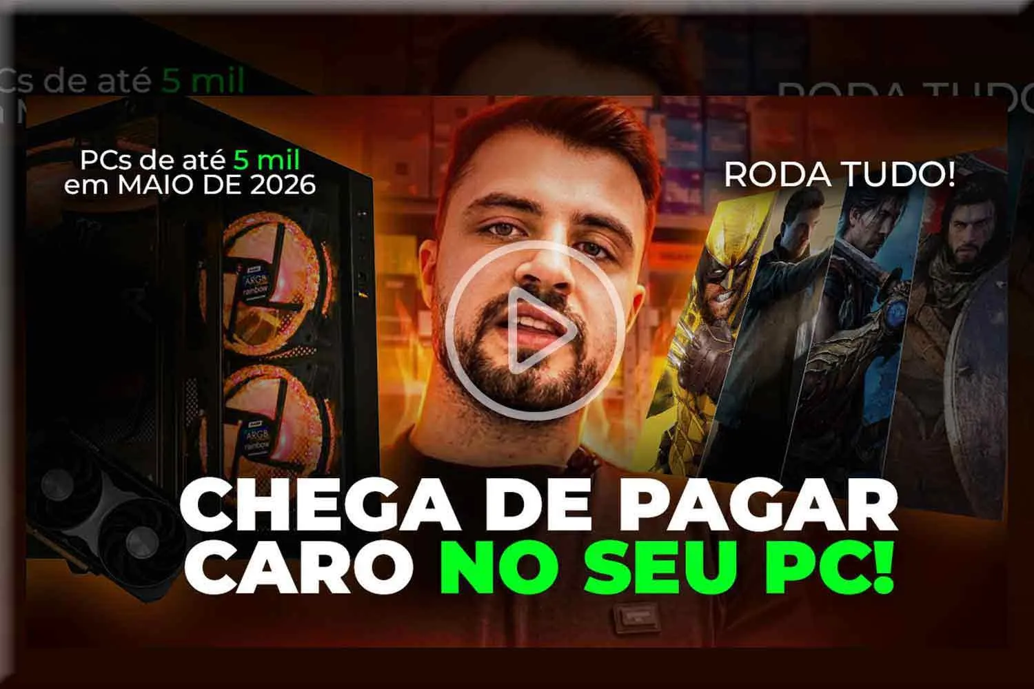PC gamer de até R$ 5.000 em maio de 2026 | 4Gamers
