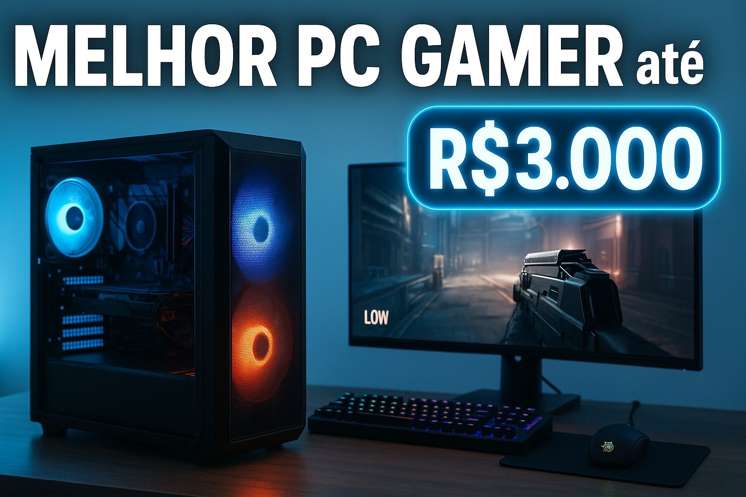 Melhor PC Gamer até R$ 3.000: o que é possível montar em 2025? | 4Gamers