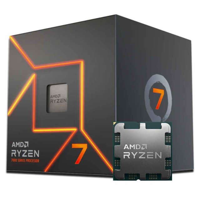 Processador AMD Ryzen 7 7700, 5.3GHz, AM5, 8 Núcleos | 4Gamers