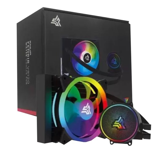 [Black] Water Cooler Rgb Knup 120mm Cpu Intel Amd 12vdc | 4Gamers