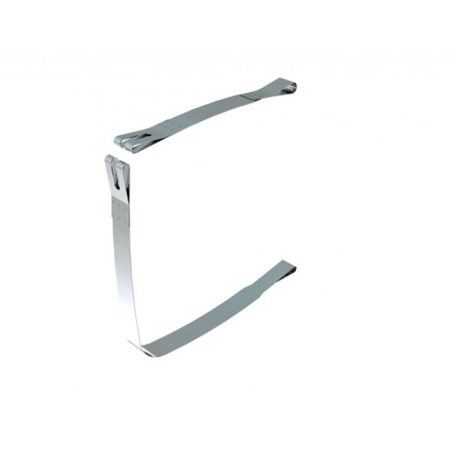 Cinta Inox do Tanque Modelo "D" Alumínio Compatível com Scania NTG | Campagnaro