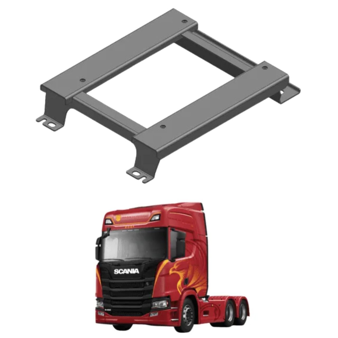 Rebaixe Banco Scania NTG a partir de 2019 (Altura 70mm) - Lado Direito ...