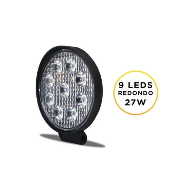 Led Redondo Worklight Bivolt 9 Leds 27 Watts | Campagnaro