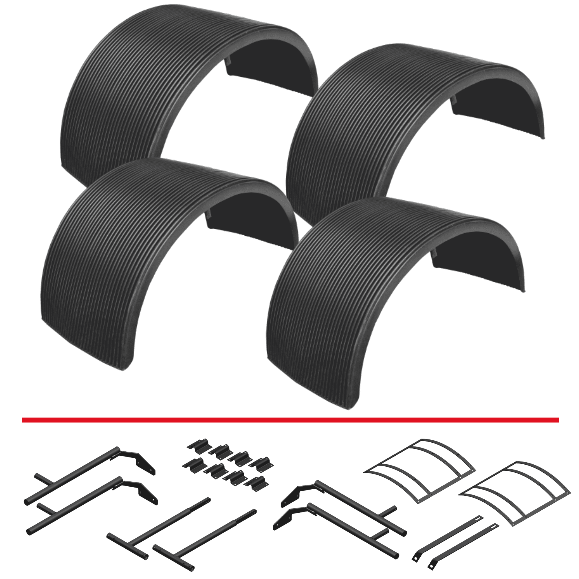 Kit Adaptação Para-lama Volvo FH anterior a 2015 (Suportes Reforçados ...