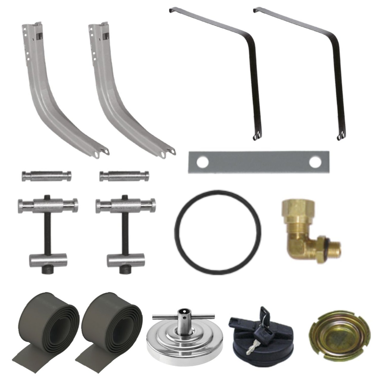 Kit para Tanque de Combustível Quadrado Scania T R 112 142 | Campagnaro