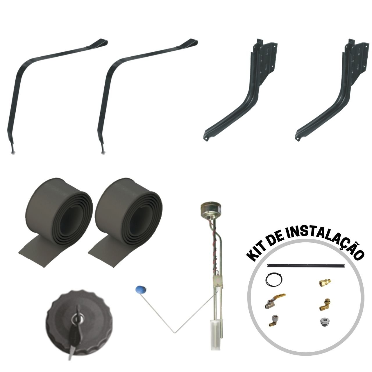 Kit para Tanque de combustível Alumínio Mercedes-Benz Axor | Campagnaro