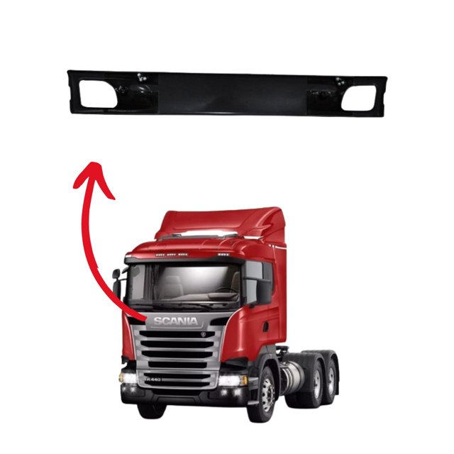 Tampa Frontal Superior da Grade Scania Série 4 | Campagnaro