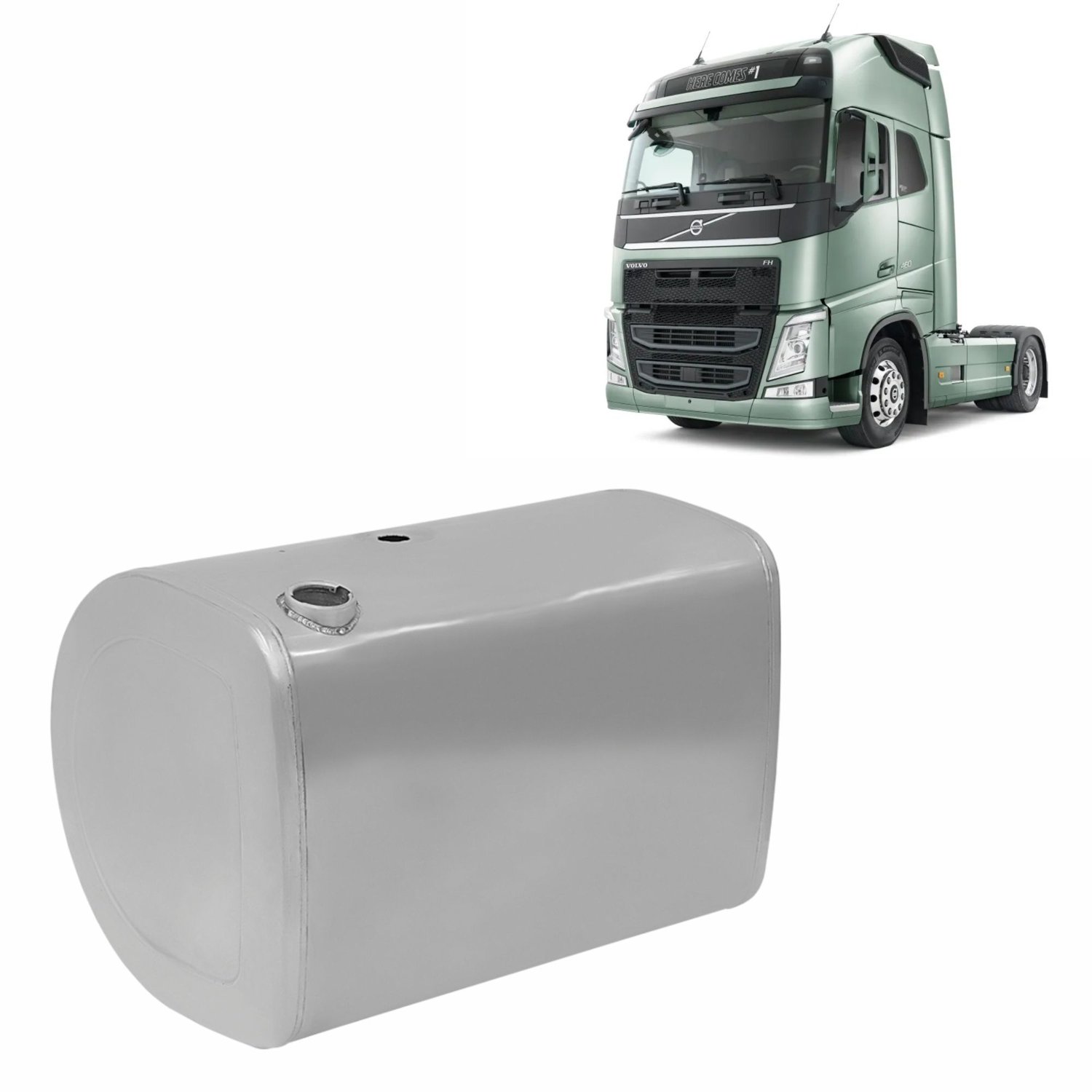 Tanque de Combustível em Alumínio Volvo NEW FH | Campagnaro