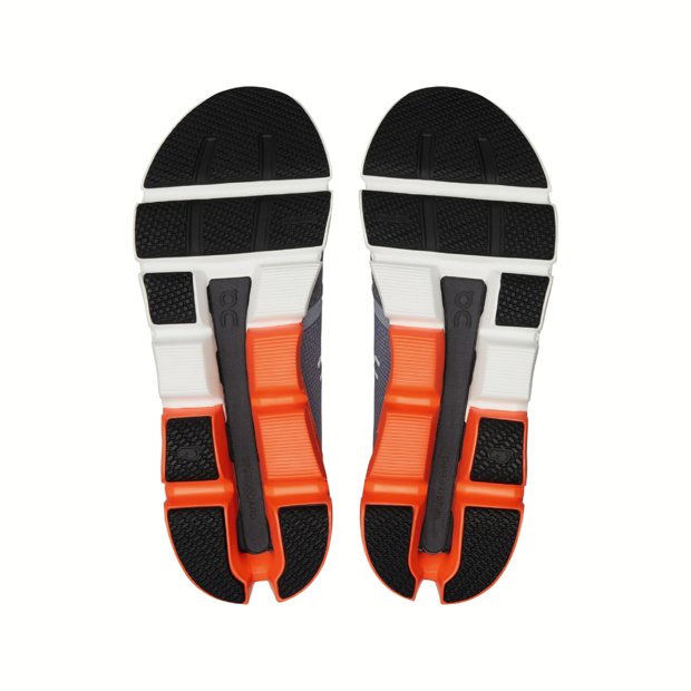 Tênis On Running Cloudflyer 4 Masculino Cinza e Vermelho | Lauri Esporte