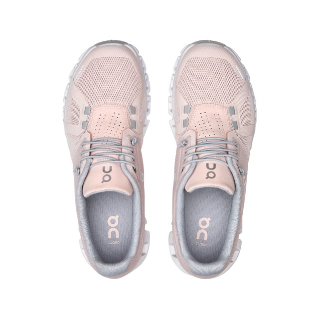 Tênis On Running Cloud 5 Feminino Rosa | Lauri Esporte