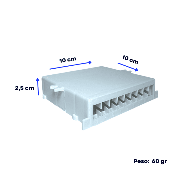 SPLITTER BOX 1x8 | MICROTELEFONIA TELECOM LTDA