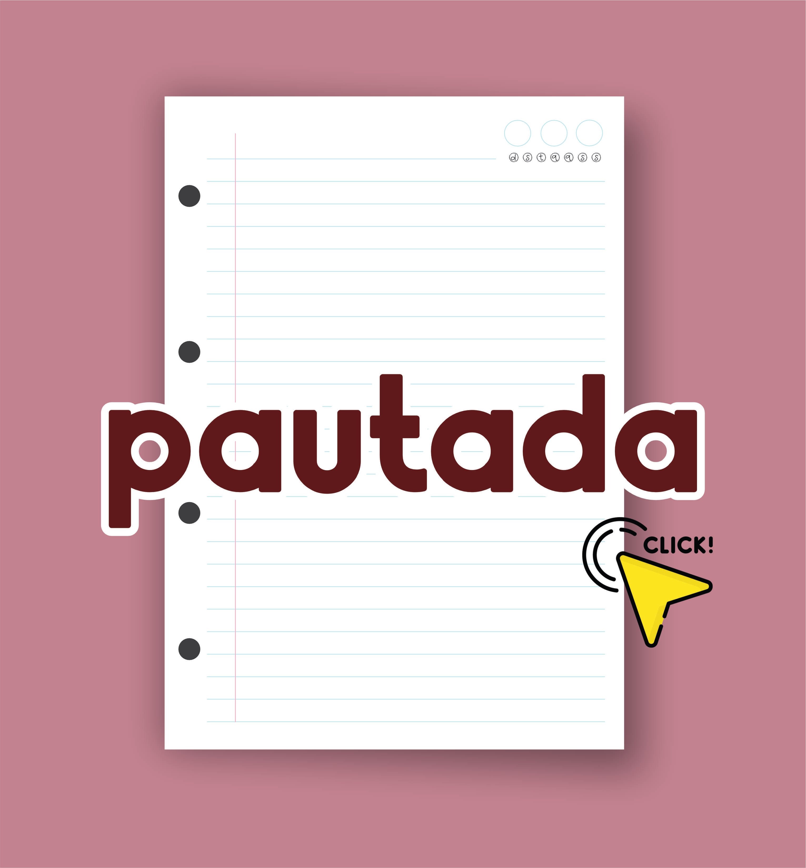 Fichário Direito - A5 - Floral 2 | Iza Personalizados
