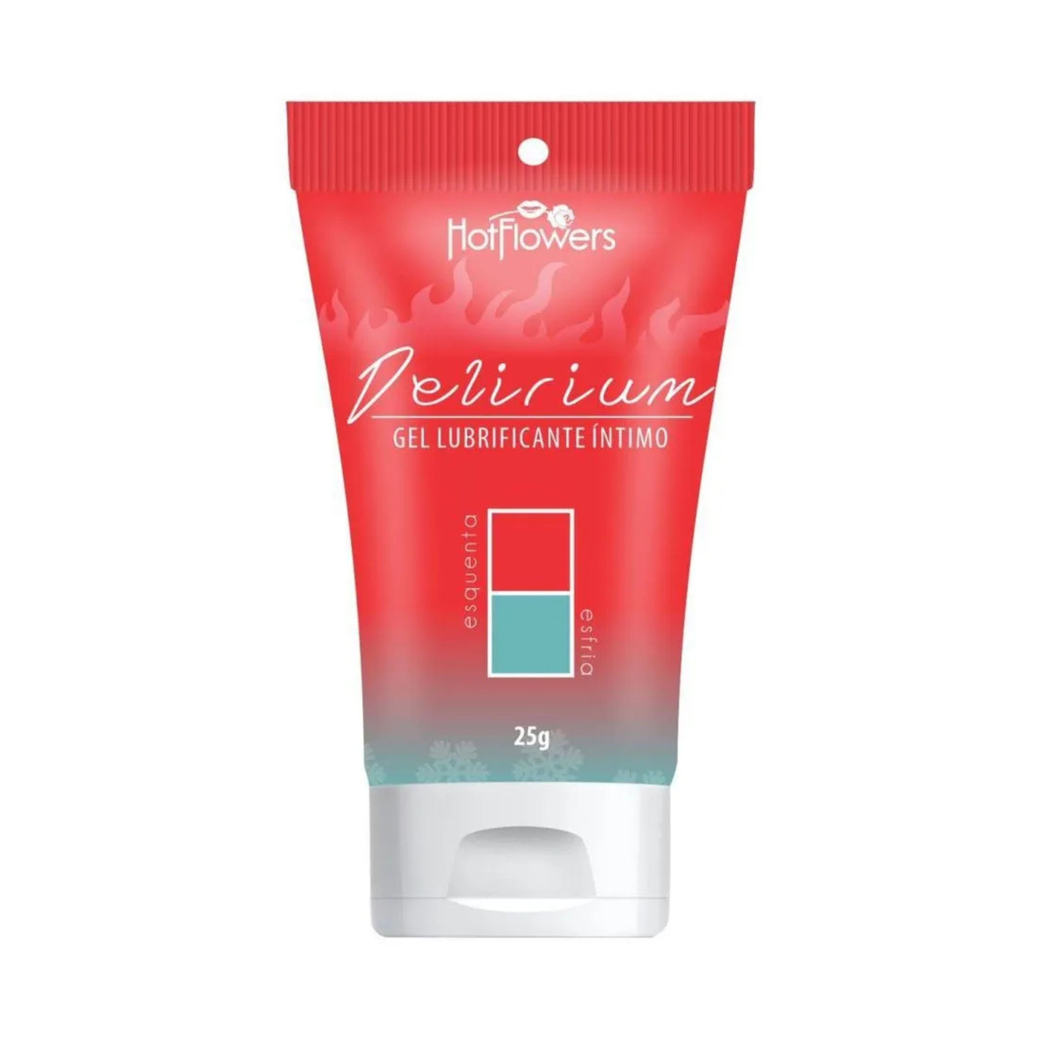 Delirium Gel Lubrificante - 25g - Hot Flowers | Secret’s