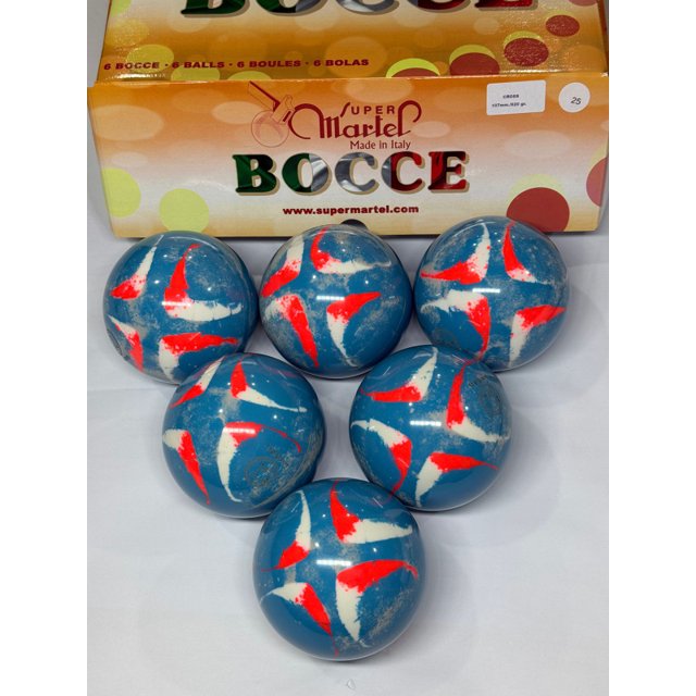 Bocha Mundial Italiana Super Martel Italia 107mm 920g. CROSS 25 Caixa ...