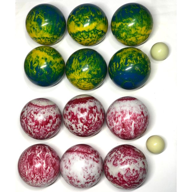 Jogo de bolas de bocha Sulamericana 1.150kg Com 12 bolas 2 bolim comum ...