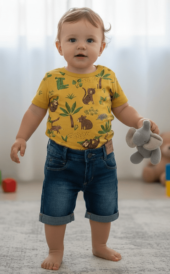 Bermuda Infantil Mario | Do ré mi baby