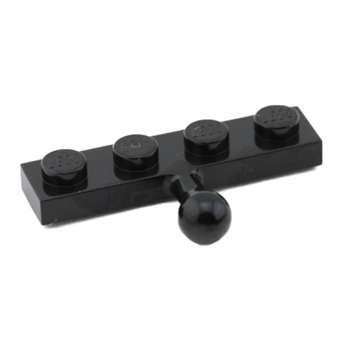 Lego Plate 1x1 com clip no topo - Preto - PN 2555 / 12825 / 93794 / CN ...