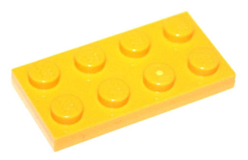 Lego Plate 2x4 - Laranja Claro - PN 3020 / CN 4645050 / 6097511 ...