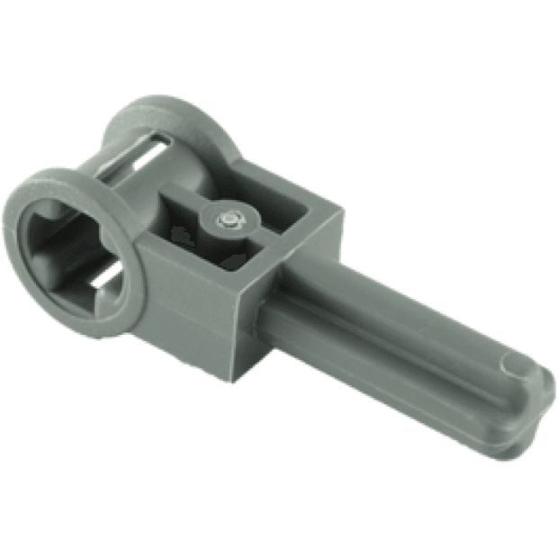 Lego Technic - Conector perpendicular c/ eixo - Cinza Escuro - PN 6553 ...