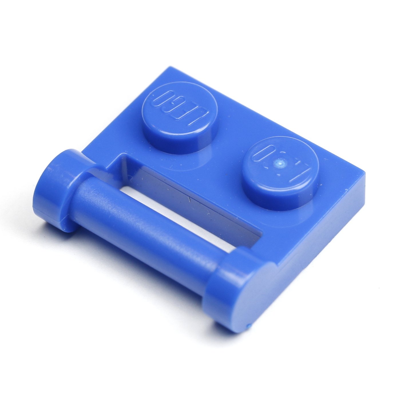 Lego Plate 1x2 c/ encaixe p/ clip no lado - Azul - PN 48336 / CN ...