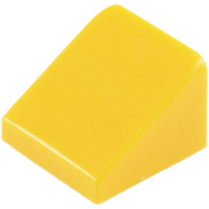 Lego Slope 1x1 - Amarelo - PN 54200 / 63290 / 50746 / 33847 / 18862 ...