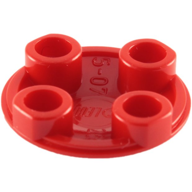 Lego Plate Redondo 2x2 c/ fundo arredondado - Vermelho - PN 2654 / CN ...