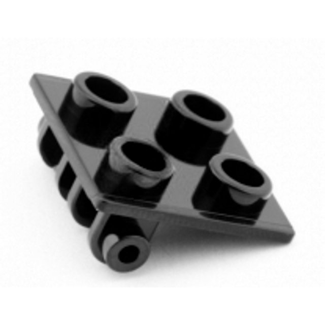 Lego Topo de dobradiça 2x2 - Preto - PN 6134 / CN 613426 / 4124096 ...