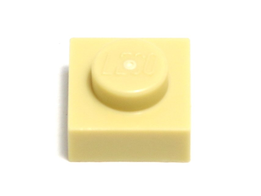 Lego Plate 1x1 - Bege - PN 3024 / 30008 / 63326 / CN 302405 / 4159553 ...