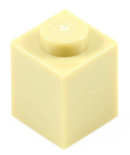 Lego Brick tijolo 1x1 - Bege - PN 3005 / 30071 / 35382 / CN 300505 ...