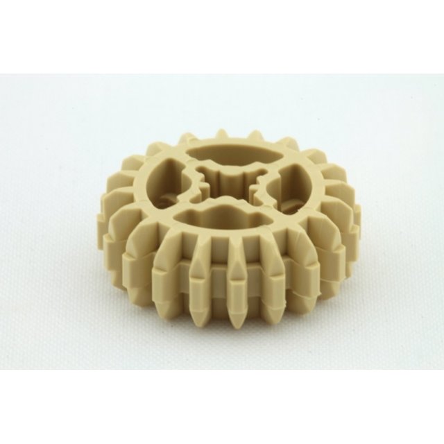 Lego Technic - Engrenagem 20 Dentes larga - Bege - Pn 32269 / 18575 ...