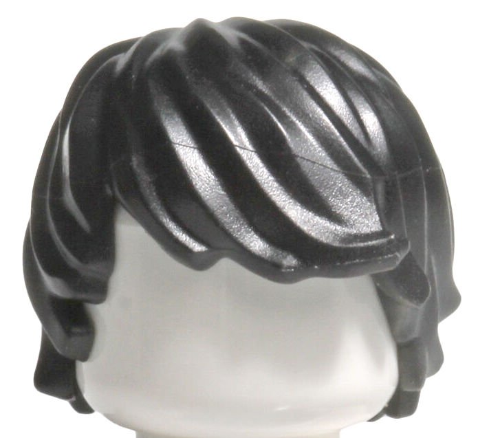 Lego Cabelo Minifigura Com Franja - Preto - PN 18226 / 87991 / CN ...