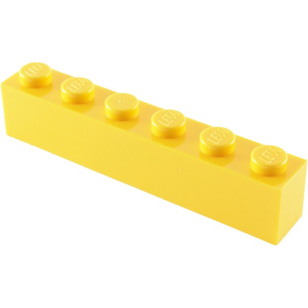 Lego Brick 1x6 - Amarelo - PN 3009 / CN 300924 | Techbricks