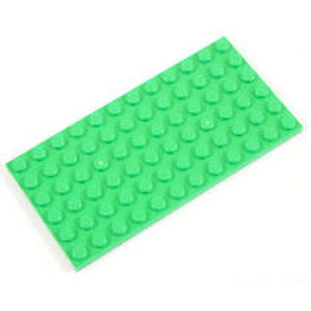 Lego Plate 6x12 - Verde Brilhante - PN 3028 / CN 4541414 | Techbricks
