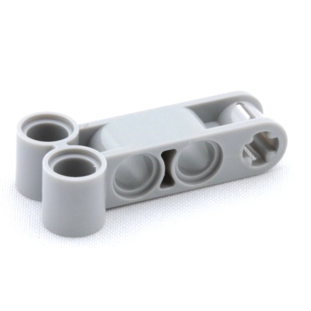 Lego Technic - Conector Perpendicular Duplo - Cinza claro - Pn 98989 ...